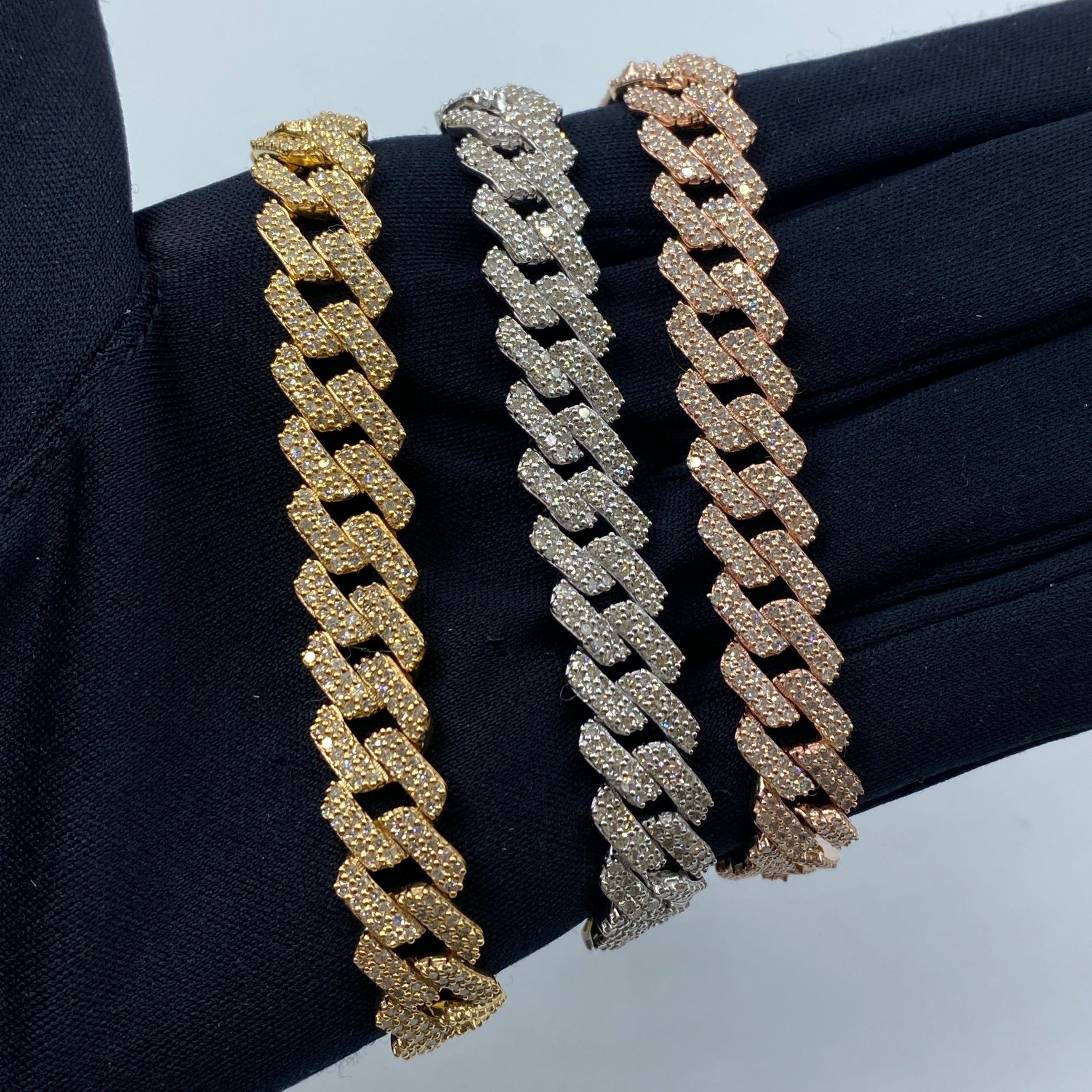 Diamond Cuban Link Bracelets – Jason's Jewelry Creations