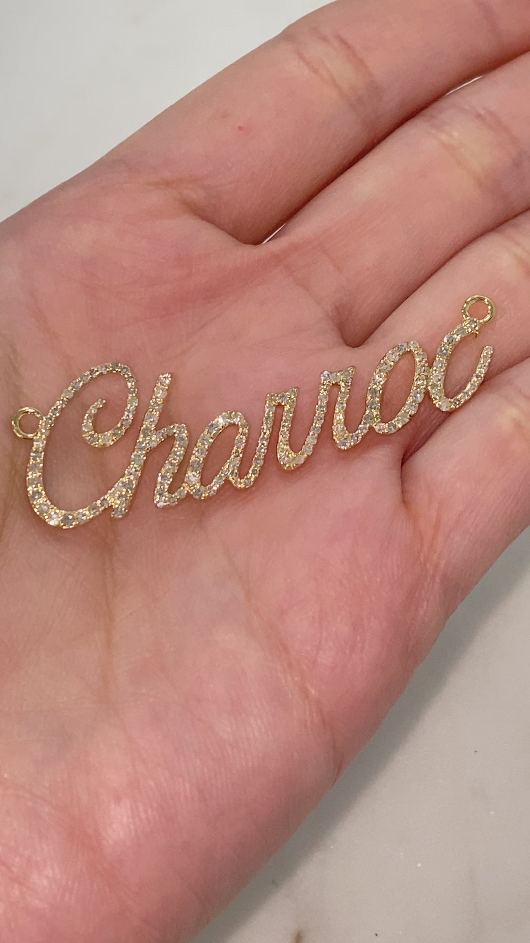 Custom Name Plate Diamond Pendants – Jason's Jewelry Creations