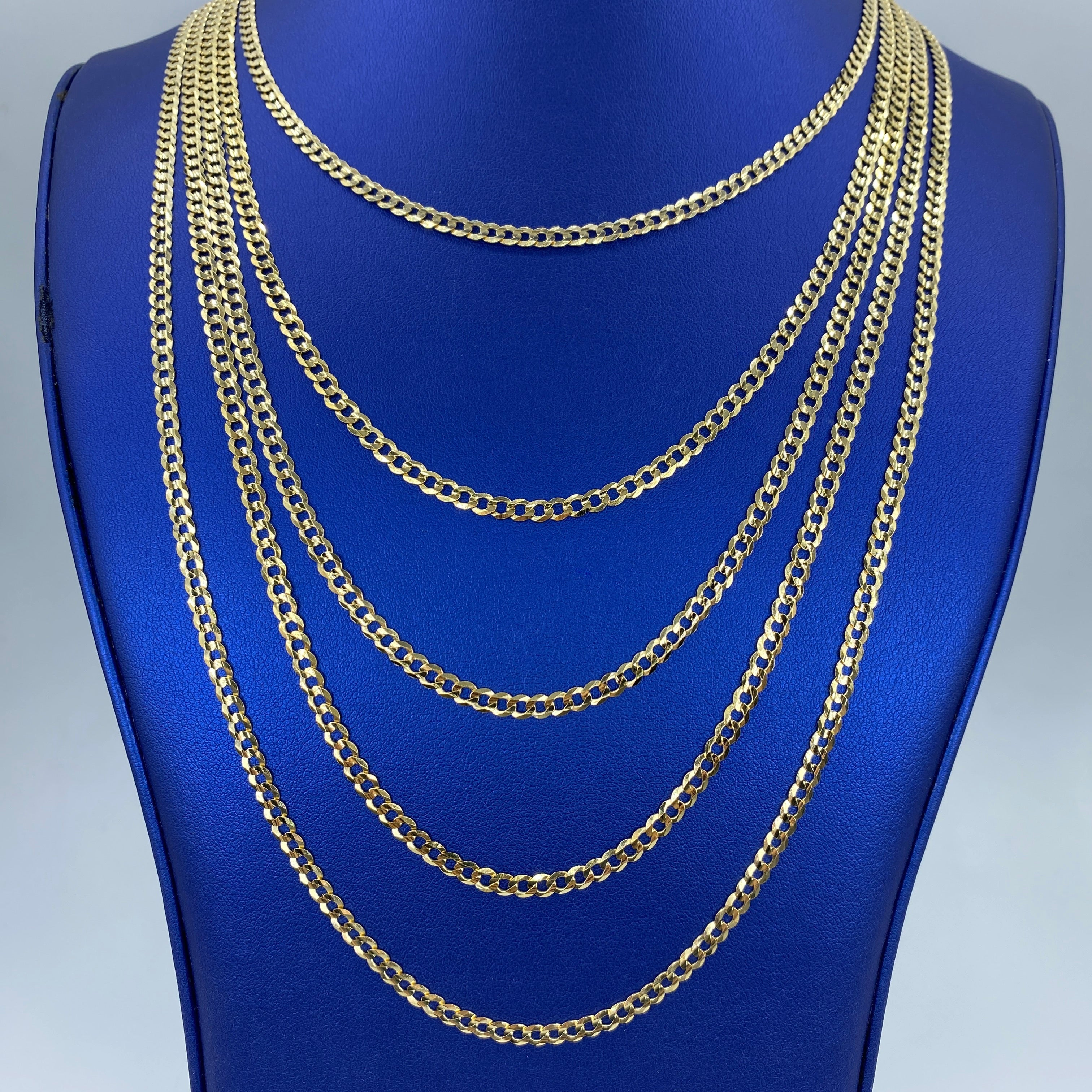 10K 4MM Flat Cuban Link Chain 16-26" – Jason's Jewelry Creations