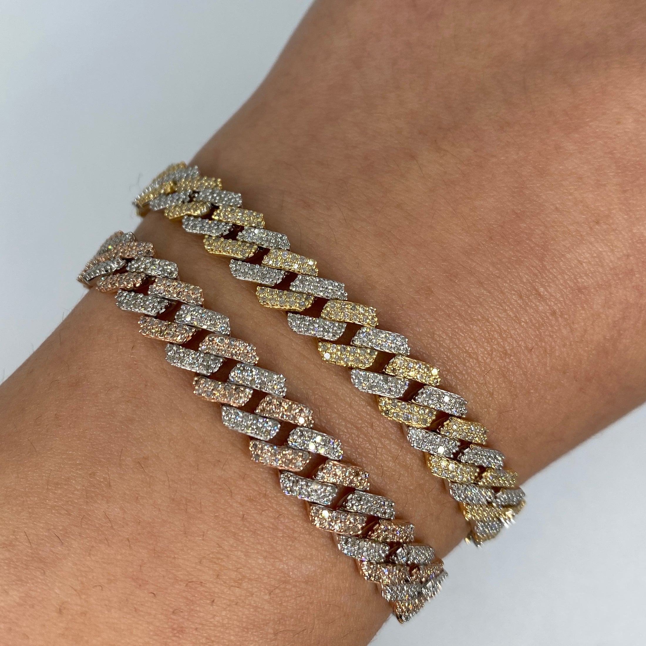 10K 8MM Cuban Link Diamond Bracelet 7-8" – Jason's Jewelry Creations