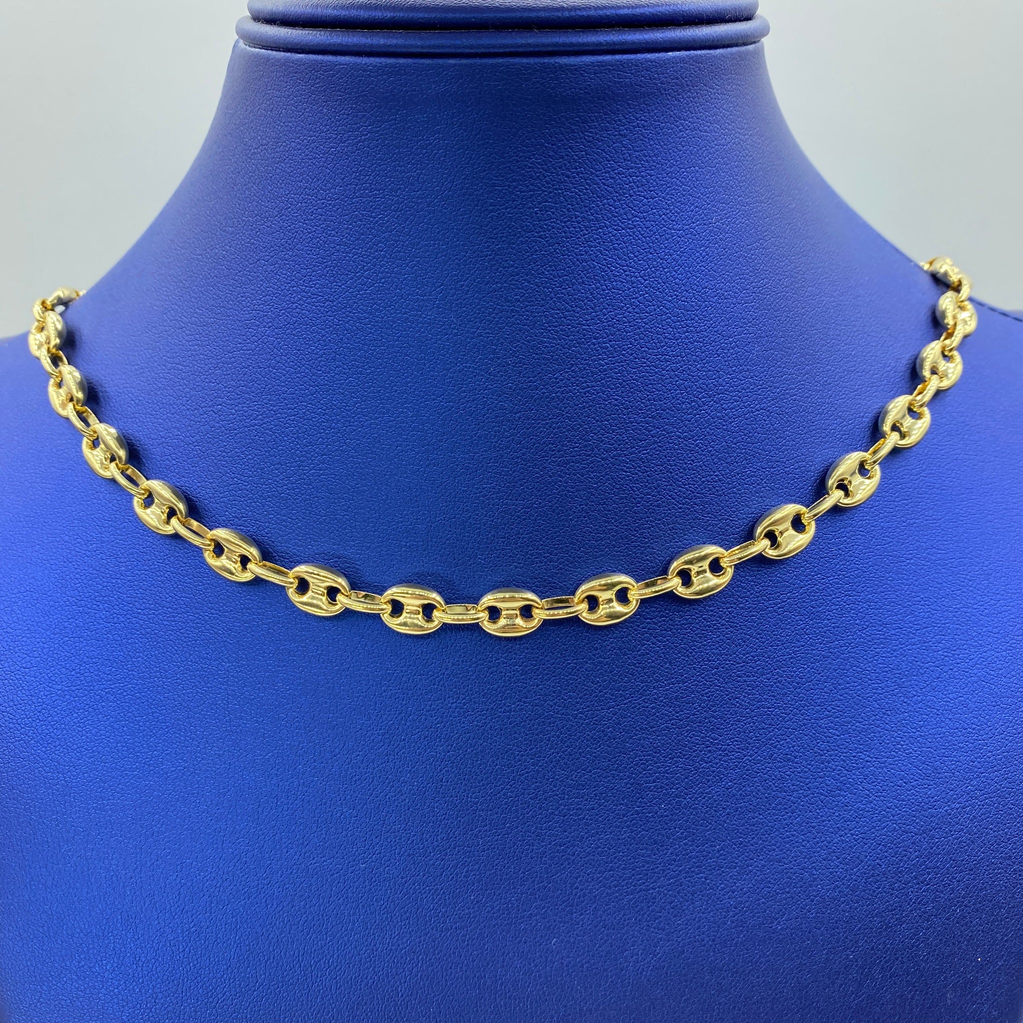 14K Puffed Mariner Link Chain – Jason's Jewelry Creations